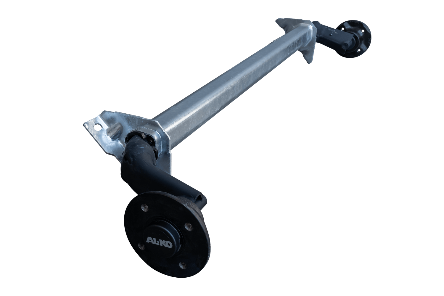 AL-KO obromsad axel för båttrailer 750kg 1070mm 1380mm 4x100 - UNITRAILER