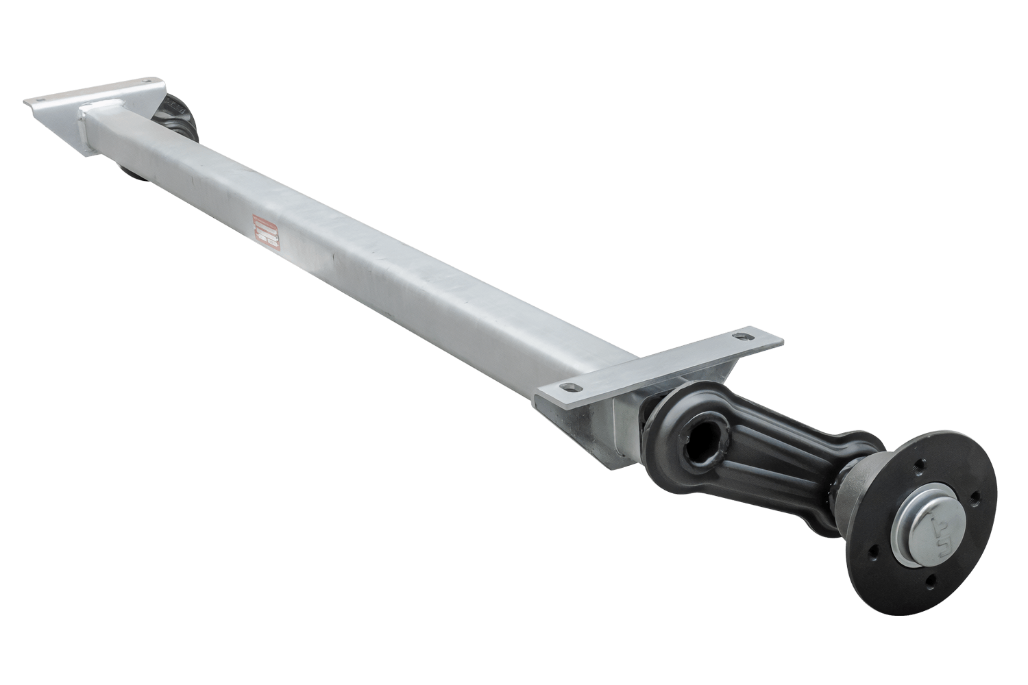 KNOTT VG7-L obromsad axel för släp 750kg 1400mm 1700mm 4x100 - UNITRAILER